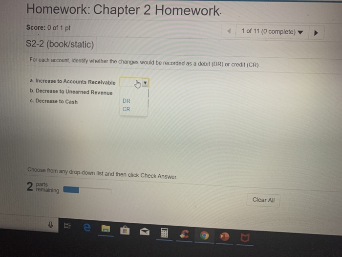 Solved Homework: Chapter 2 Homework. Score: 0 of 1 pt 1 of | Chegg.com
