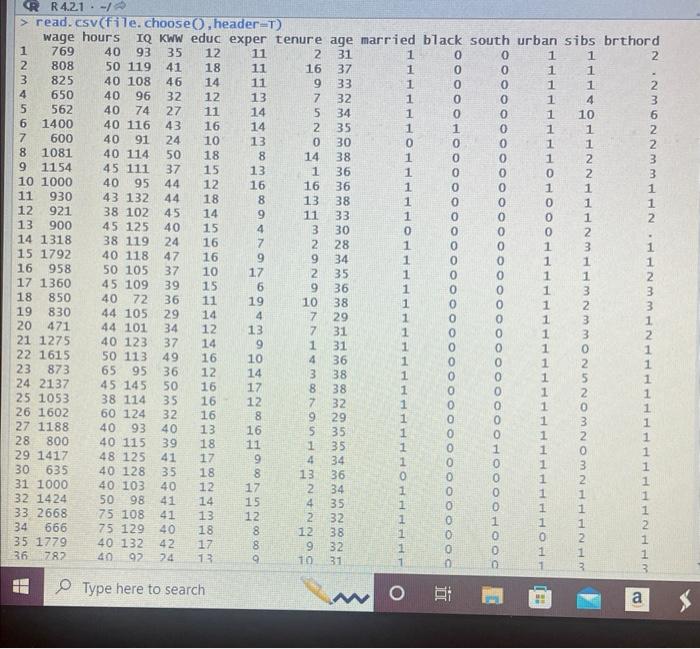 In the Data content folder on Blackboard, you can | Chegg.com