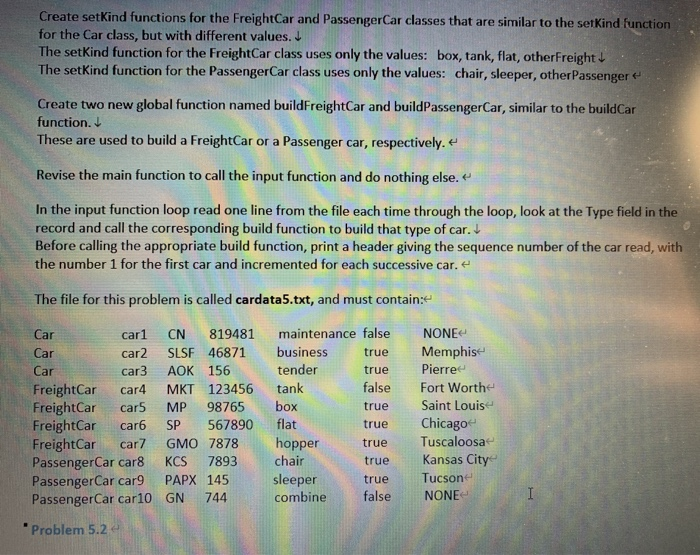 Solved C++ program i need answers for problem5.1 and | Chegg.com