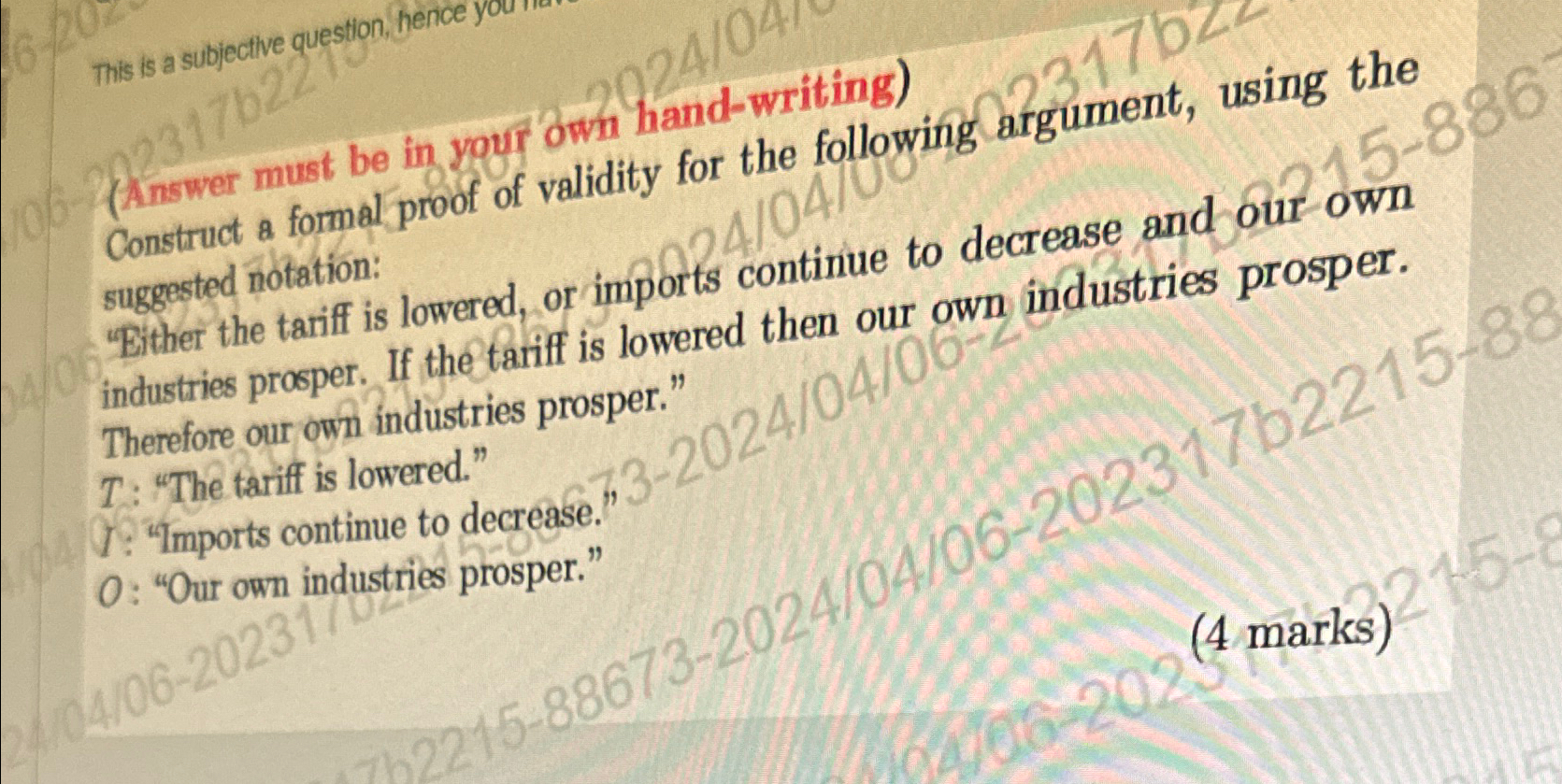 Solved This is a subjective question, hence(Answer must be | Chegg.com