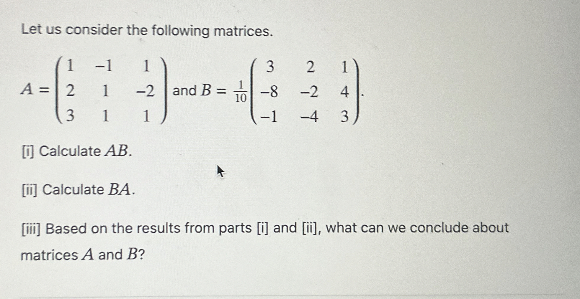Solved Let us consider the following | Chegg.com
