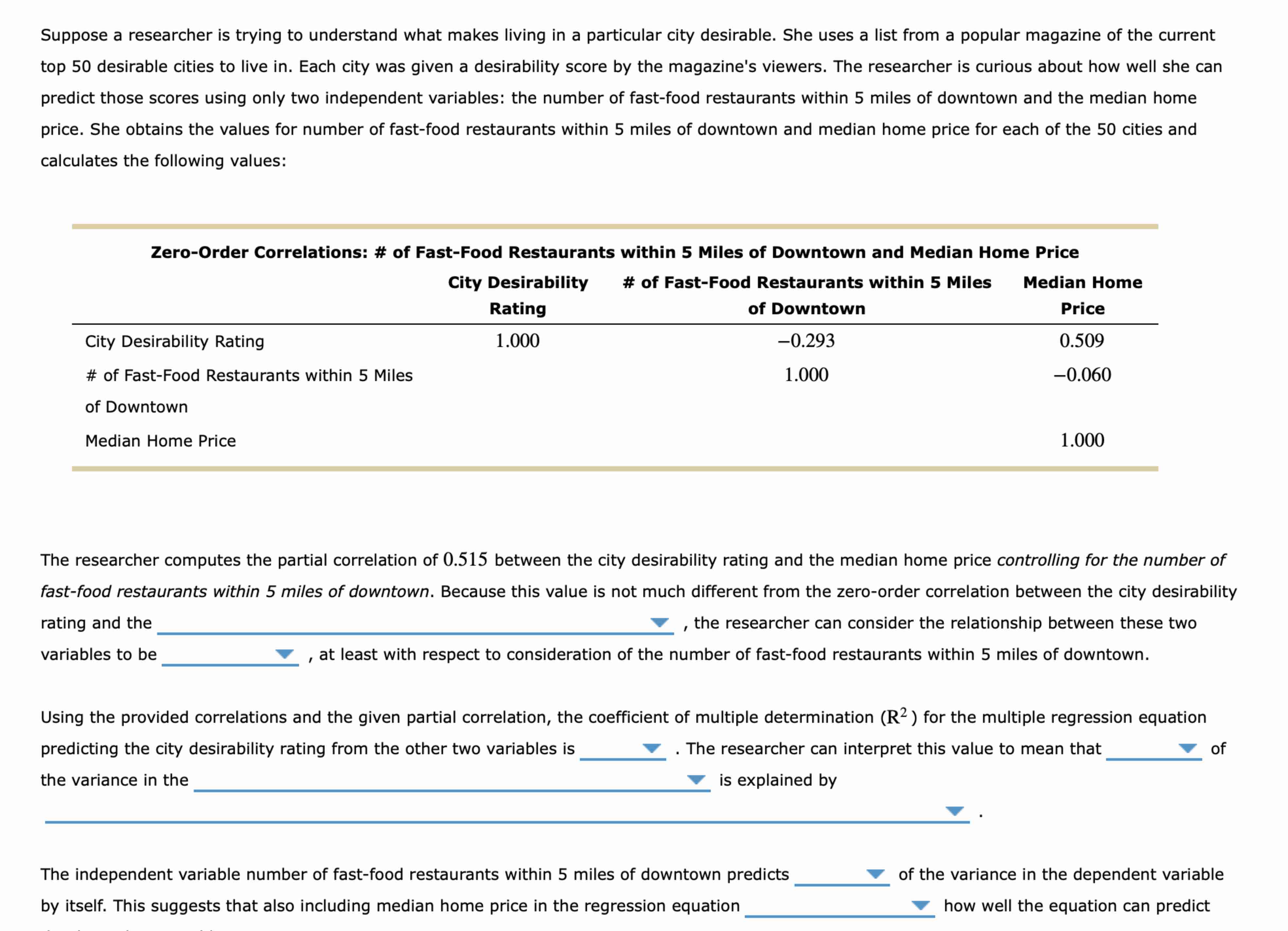 Solved 3. ﻿The coefficient of multiple determinationSuppose | Chegg.com
