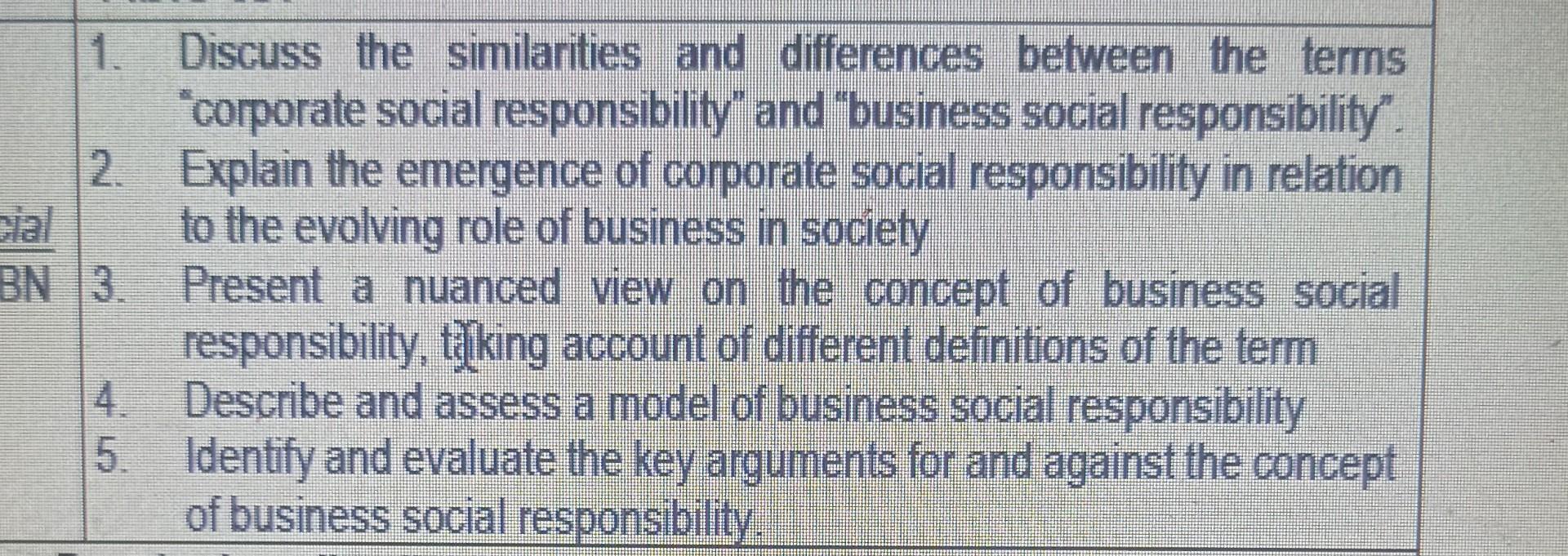 Solved 1. Discuss the similarities and differences between | Chegg.com