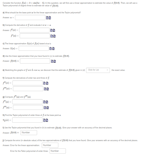 Solved Corsider the function f(x)=3+sin(5x-5). ﻿In this | Chegg.com