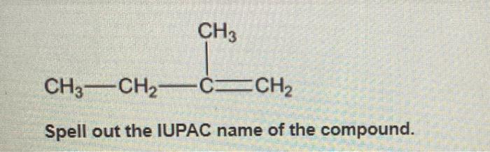 Solved Part A CH3 H CH2-CH-CH3 c=c CH3 – CH2 H Spell out the | Chegg.com