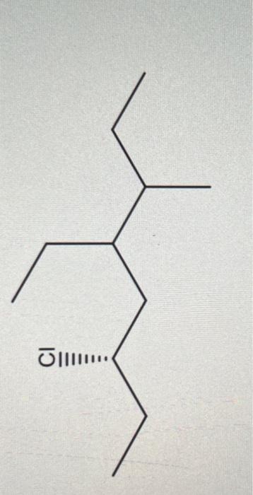 Solved Please provide rhe IUPAC name for the structure | Chegg.com