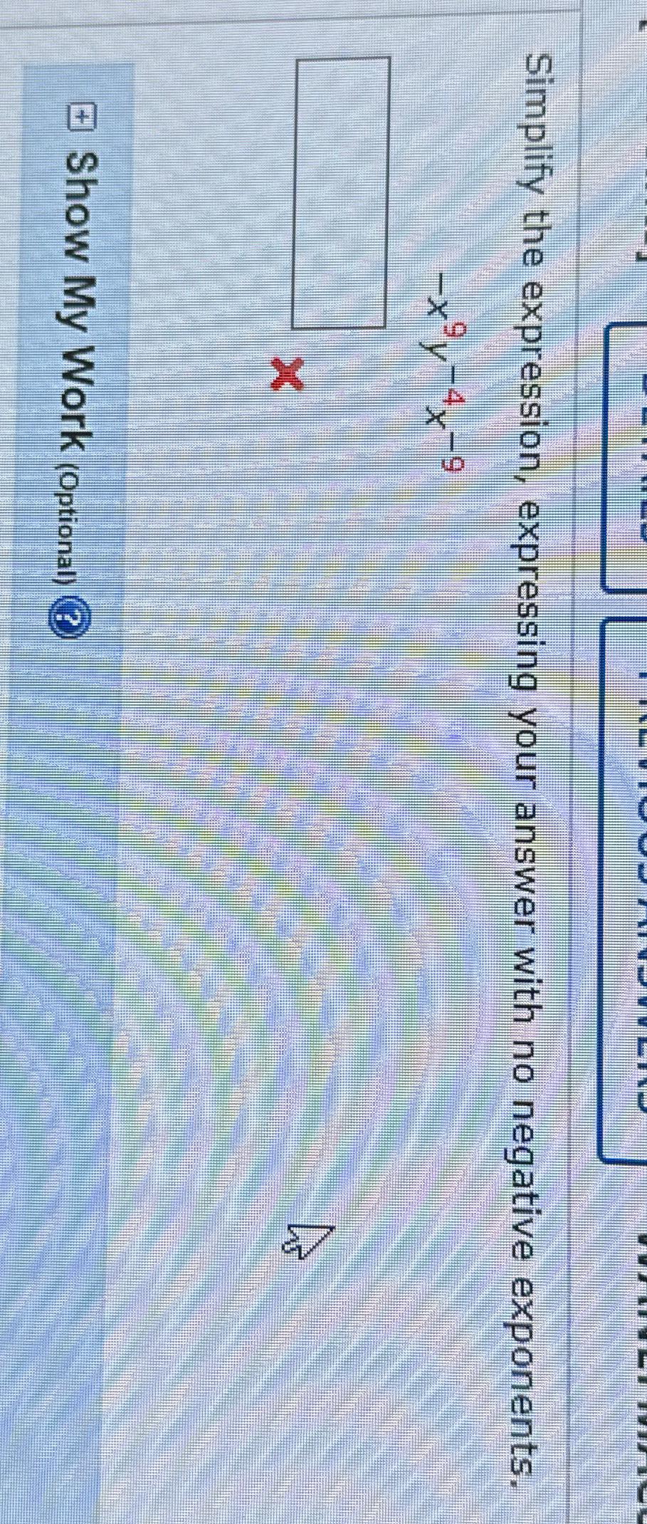 Solved Simplify the expression, expressing your answer with | Chegg.com