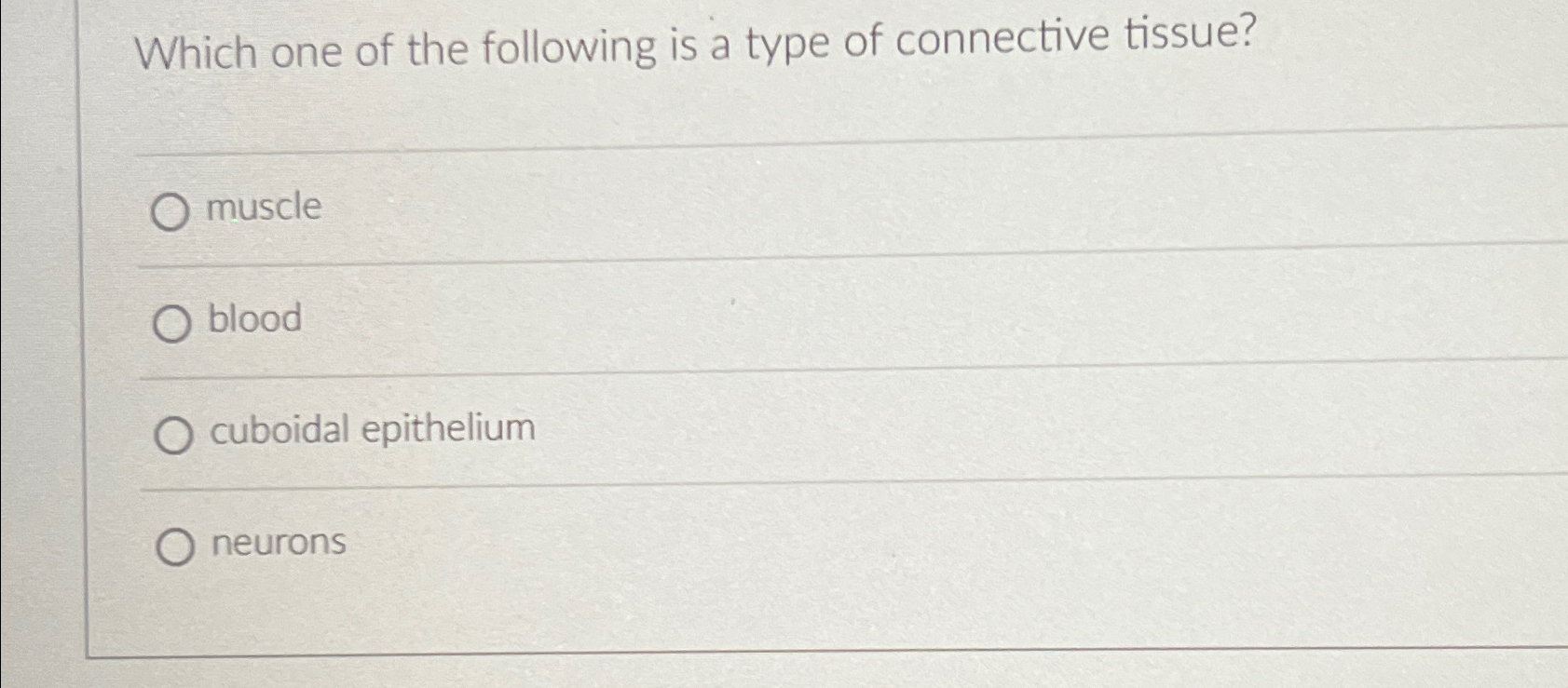 Solved Which one of the following is a type of connective | Chegg.com