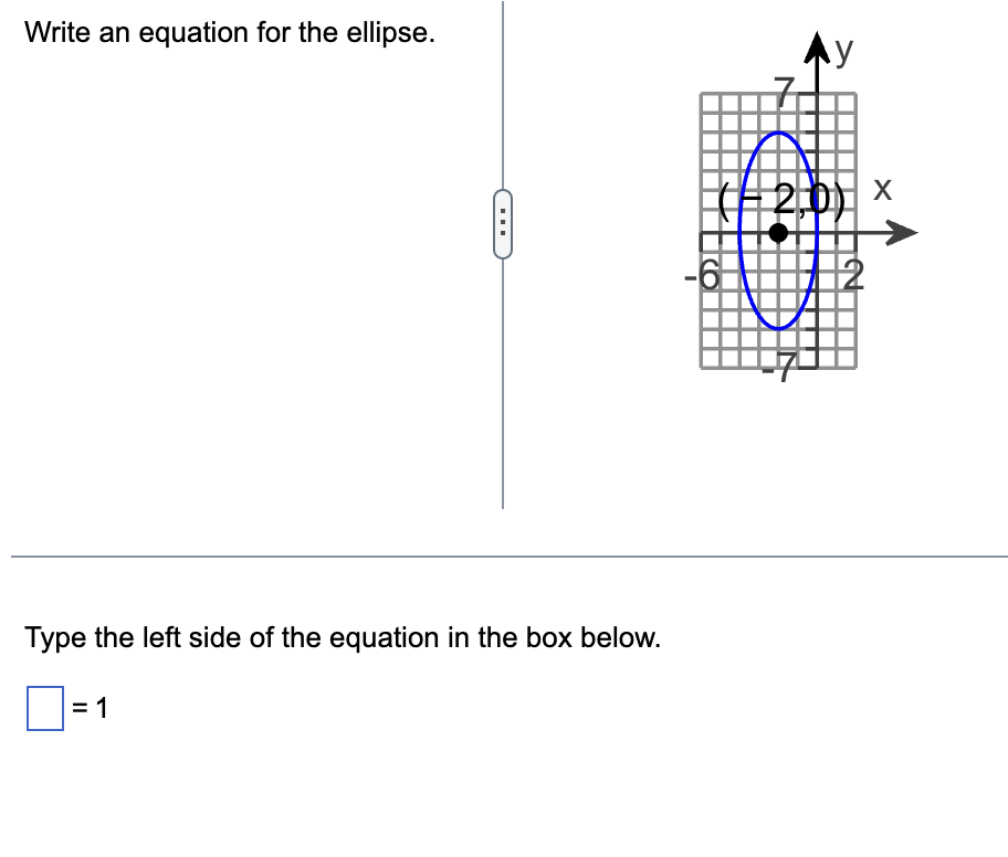 Solved Type the left side of the equation in the box | Chegg.com