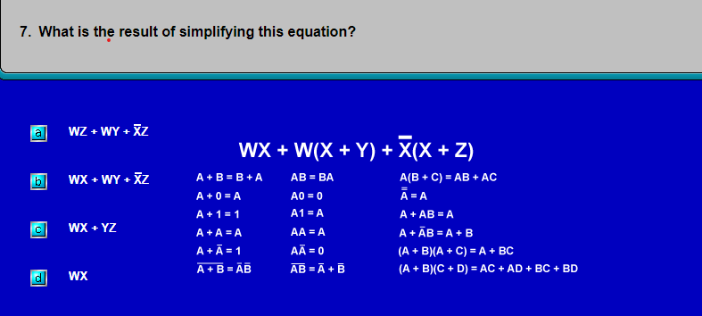 Solved What is the result of simplifying this equation? | Chegg.com