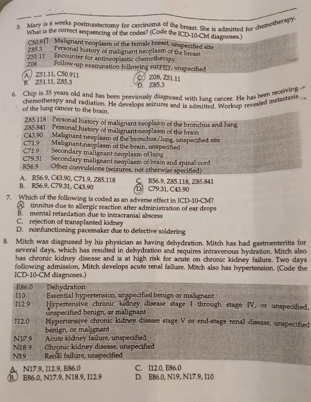 Solved 69400 Eustachian tube inflation, tran 69405 | Chegg.com