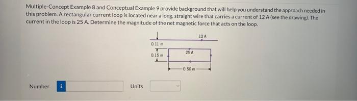 Solved Multiple-Concept Example 8 and Conceptual Example 9 | Chegg.com