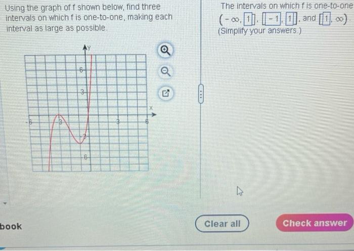 Solved Using the graph of if shown below, find three | Chegg.com