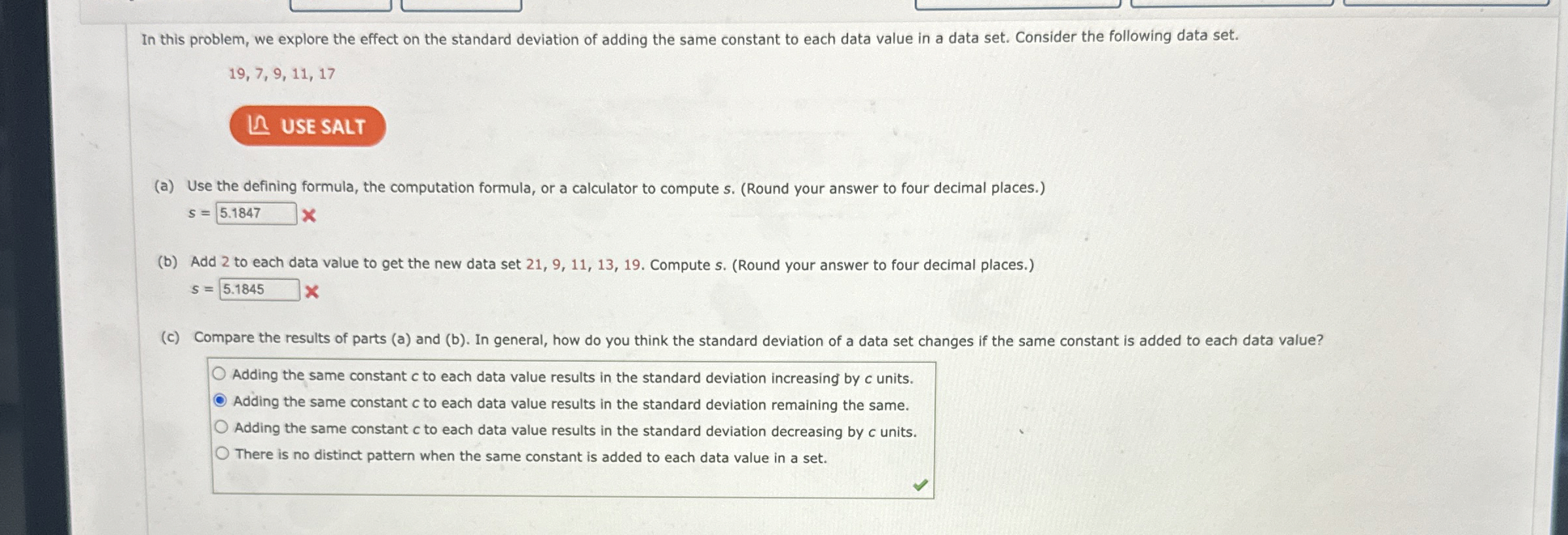 Solved In this problem, we explore the effect on the | Chegg.com