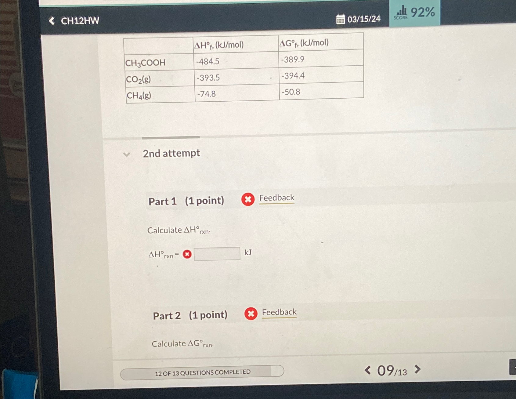 Calculate part 1 ﻿and part 2 ﻿please | Chegg.com