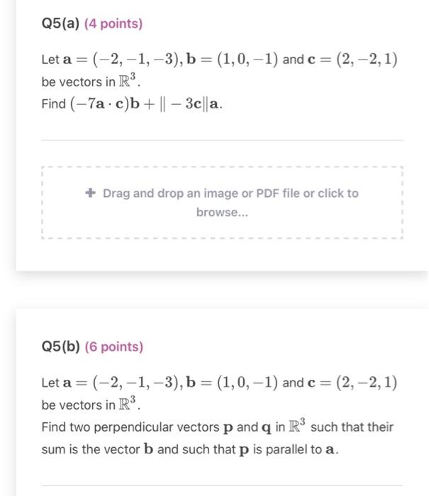 Solved Let a=(−2,−1,−3),b=(1,0,−1) and c=(2,−2,1) be vectors | Chegg.com