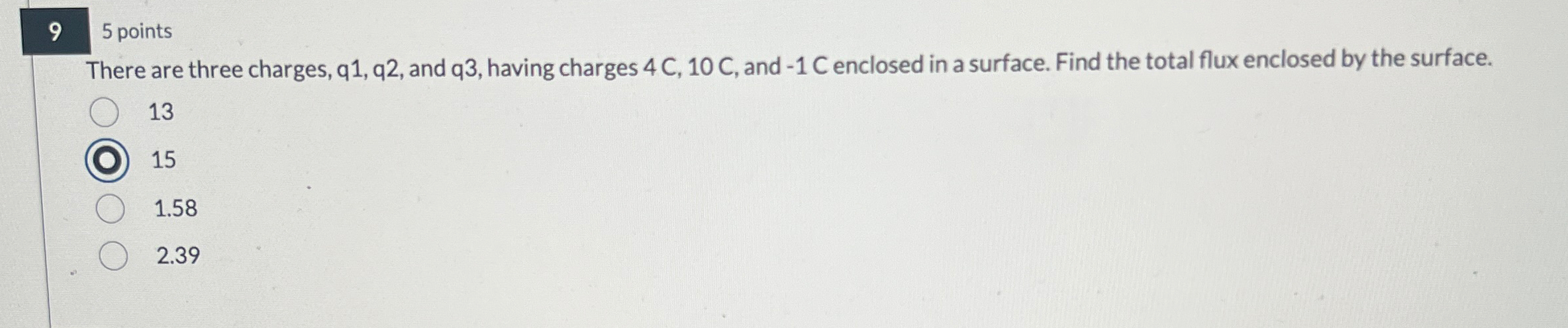 Solved 95 ﻿pointsThere are three charges, q1, ﻿q2, ﻿and q3, | Chegg.com