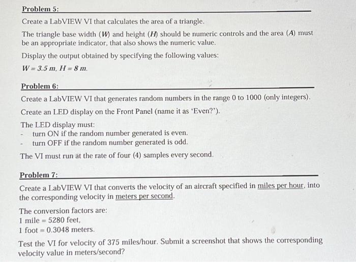 Solved Use LabVIEW Software! show the front panel and block | Chegg.com
