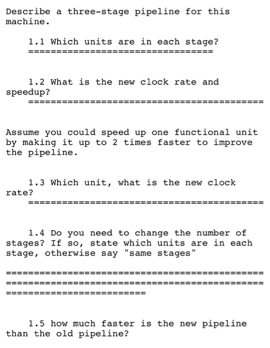 1. A (fictional) CPU has the following internal units | Chegg.com