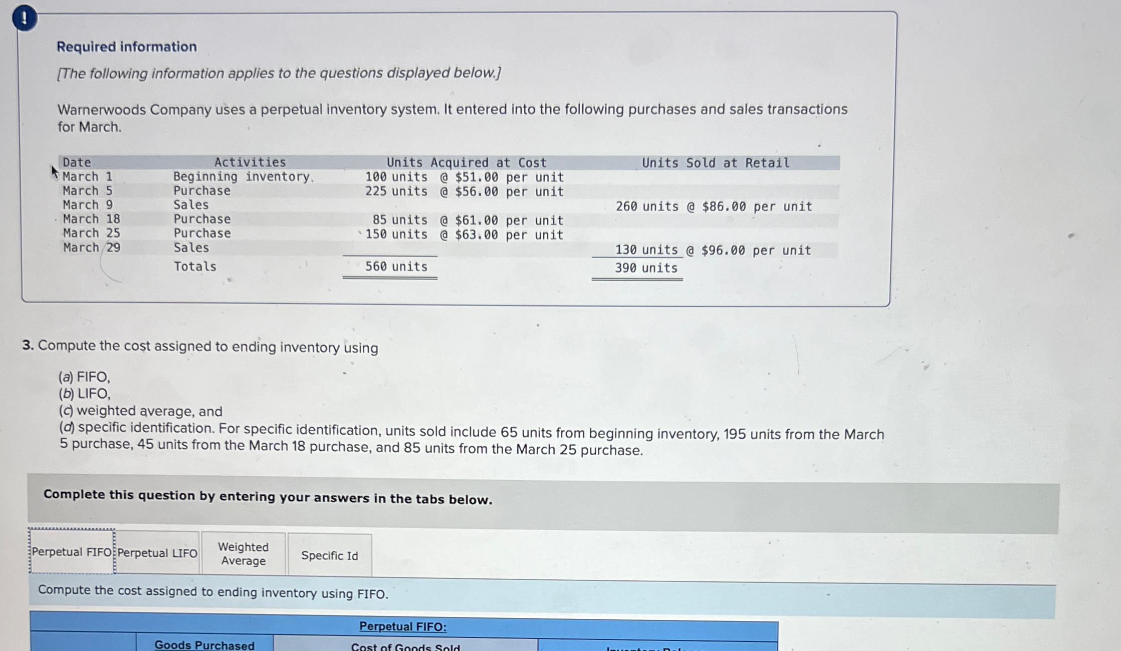 Solved (1Required information[The following information | Chegg.com