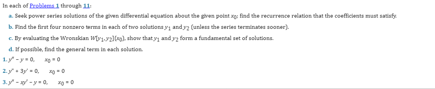 Solved In each of Problems 1 ﻿through 11 ﻿:a. ﻿Seek power | Chegg.com