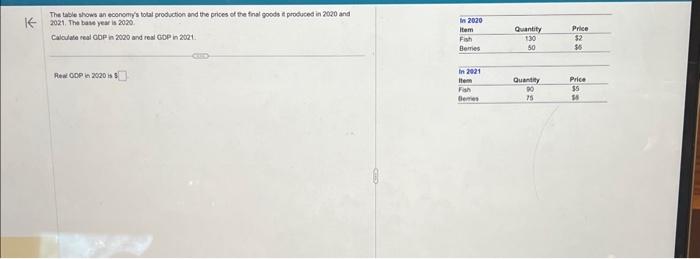 Solved The table stows an economir's tolat production and | Chegg.com