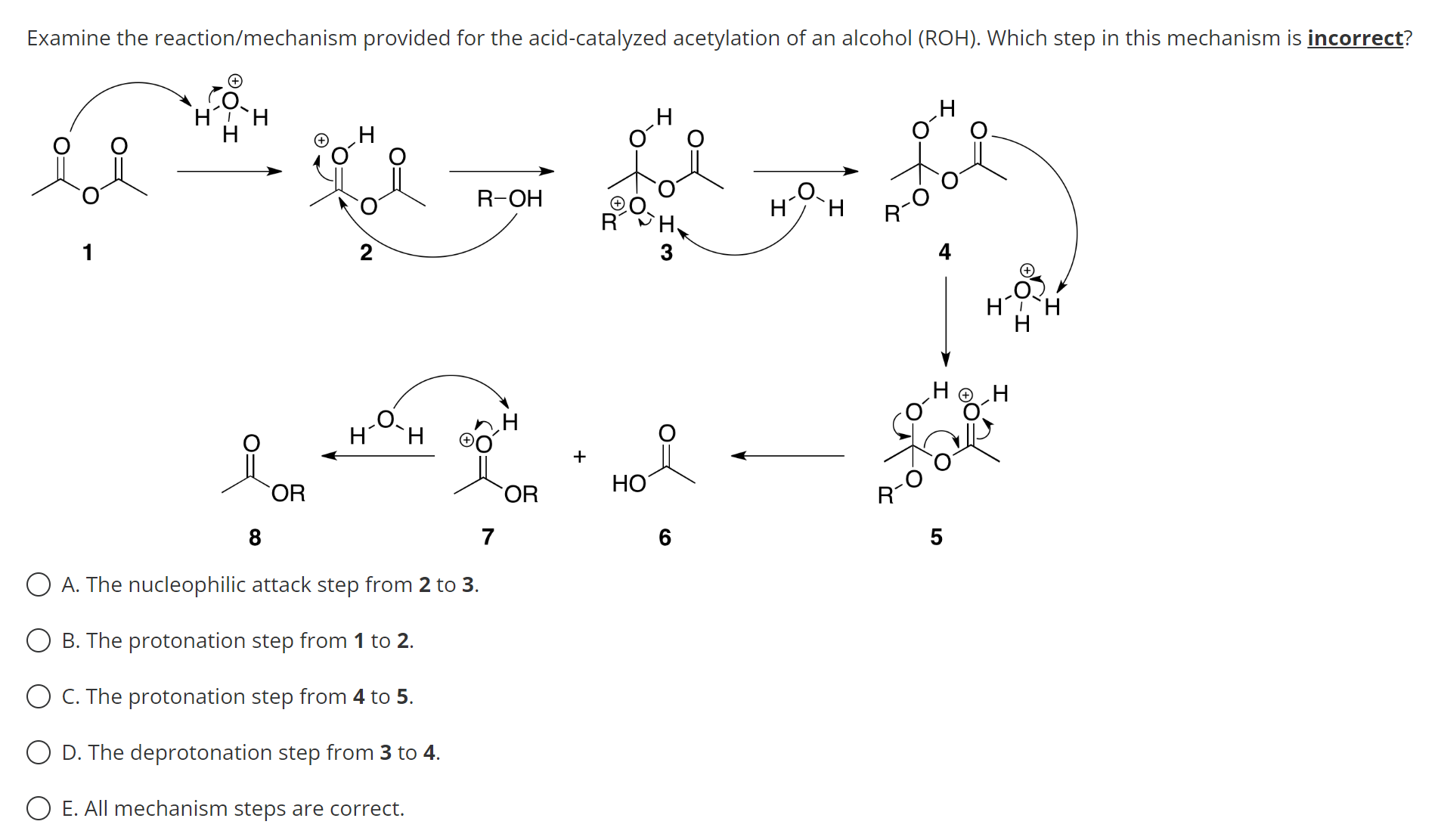 Solved Examine the reaction/mechanism provided for the | Chegg.com
