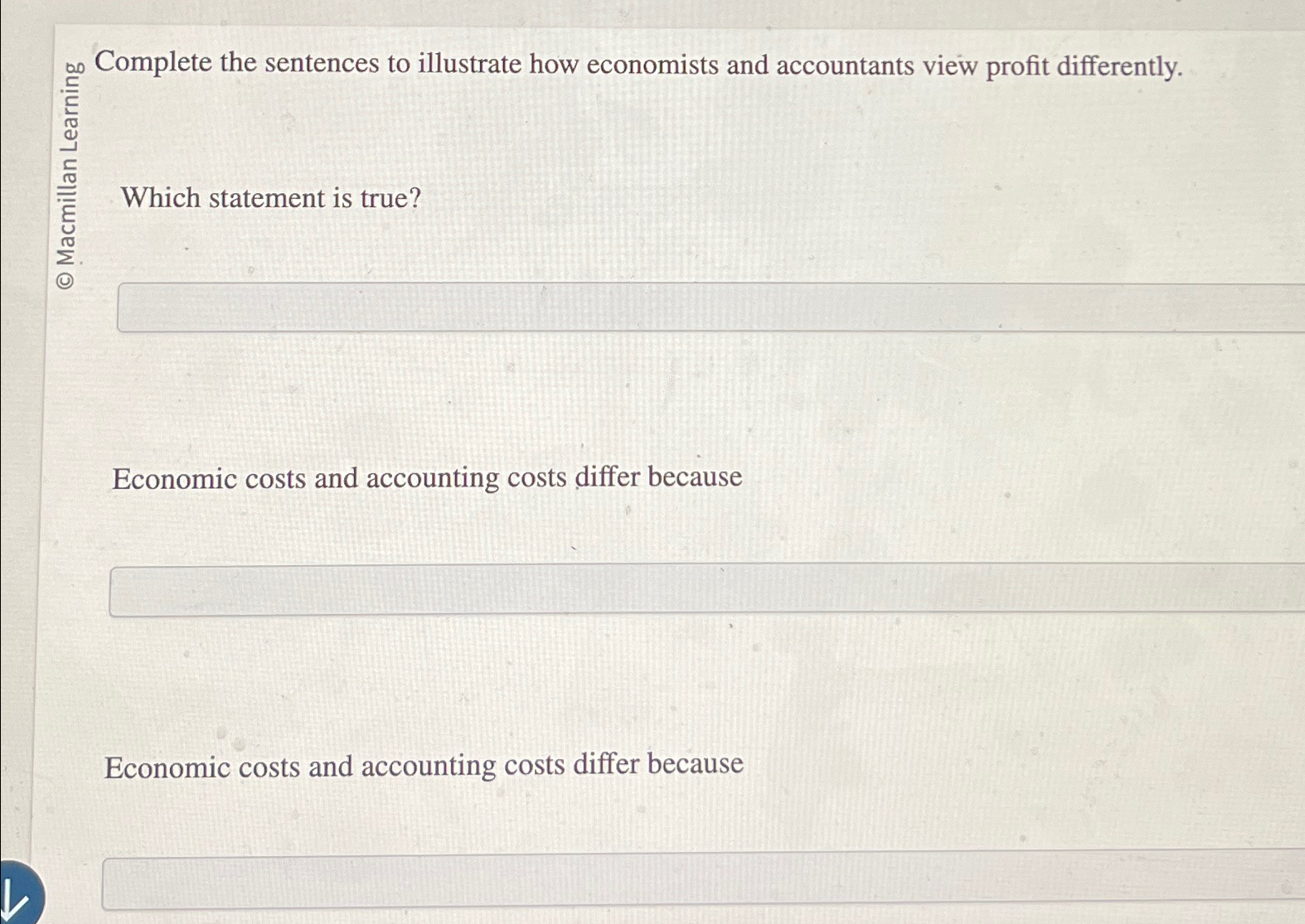 Solved an Complete the sentences to illustrate how | Chegg.com