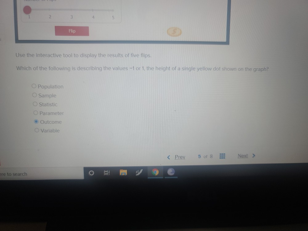 Solved 2 4 5 Flip Use the interactive tool to display the | Chegg.com