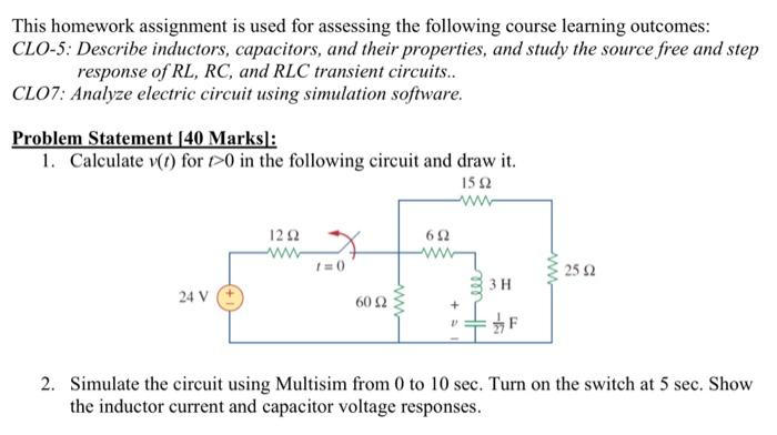 Solved Please solve part 2 using multisim, if it's possible | Chegg.com
