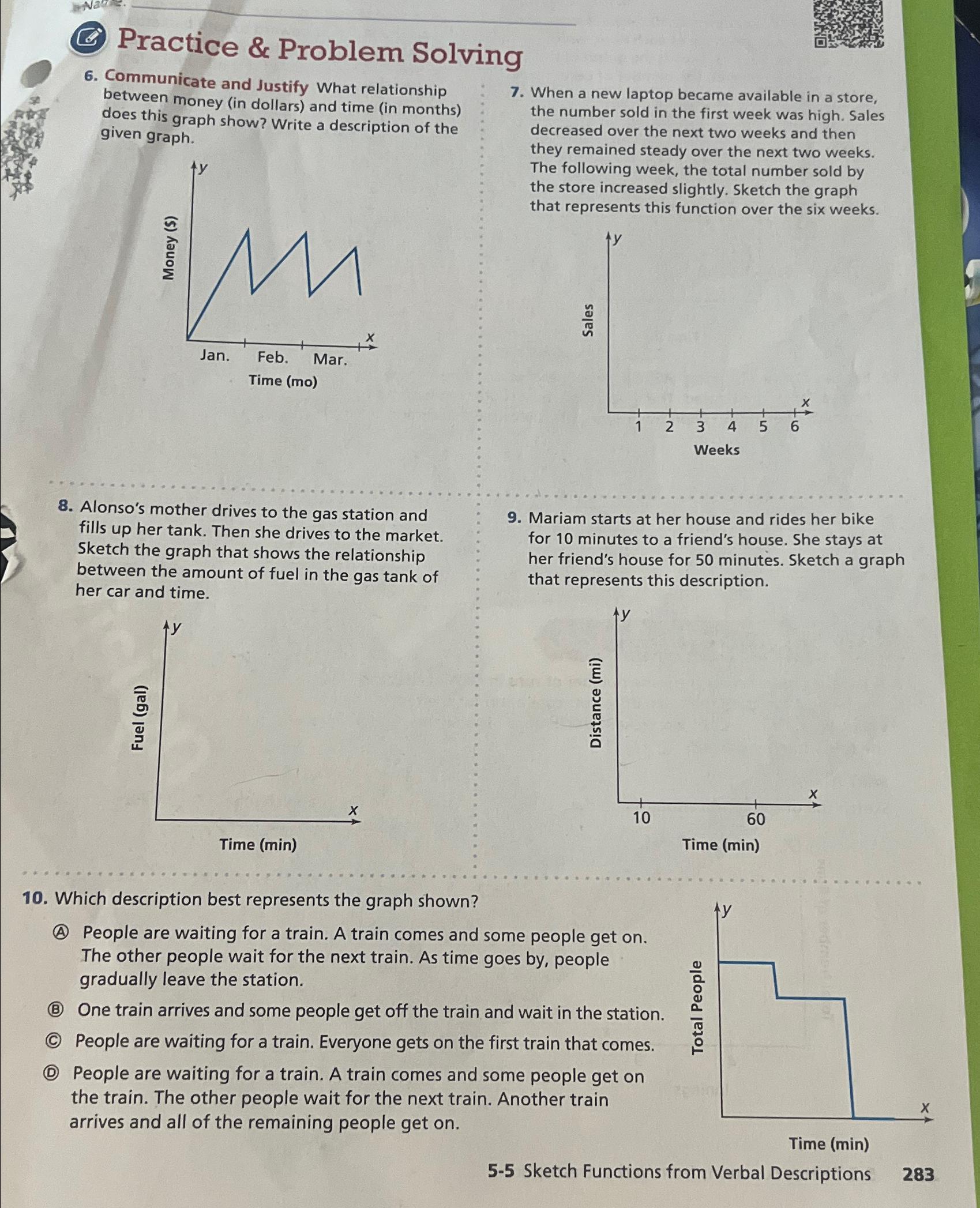 Solved Practice & Problem Solving6. ﻿Communicate and Justify | Chegg.com