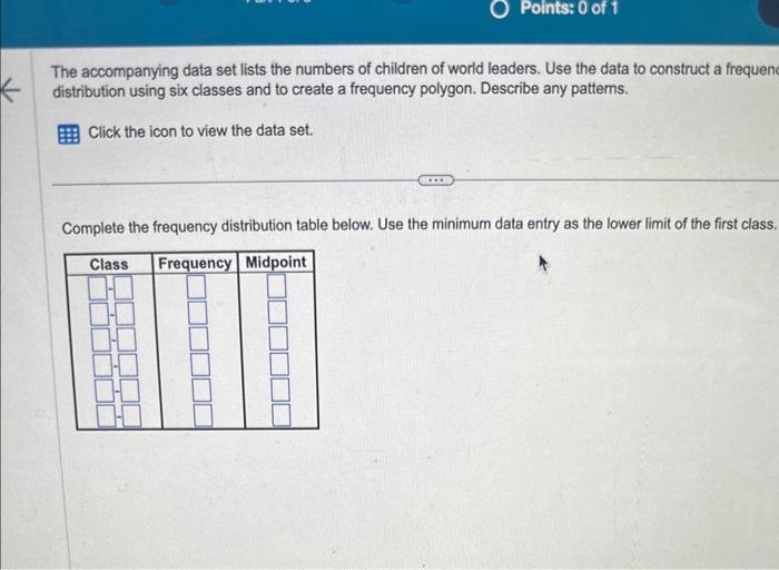 Solved The accompanying data set lists the numbers of | Chegg.com