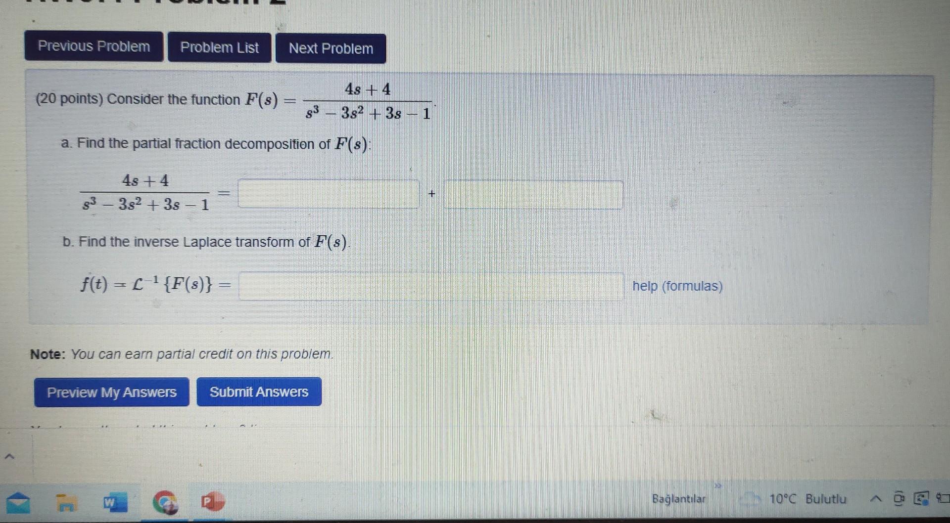Solved (20 points) Consider the function | Chegg.com