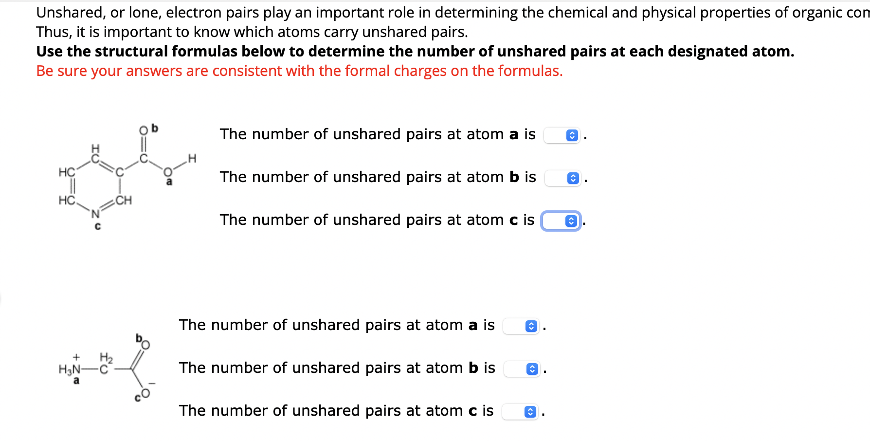 Solved Unshared, or lone, electron pairs play an important | Chegg.com