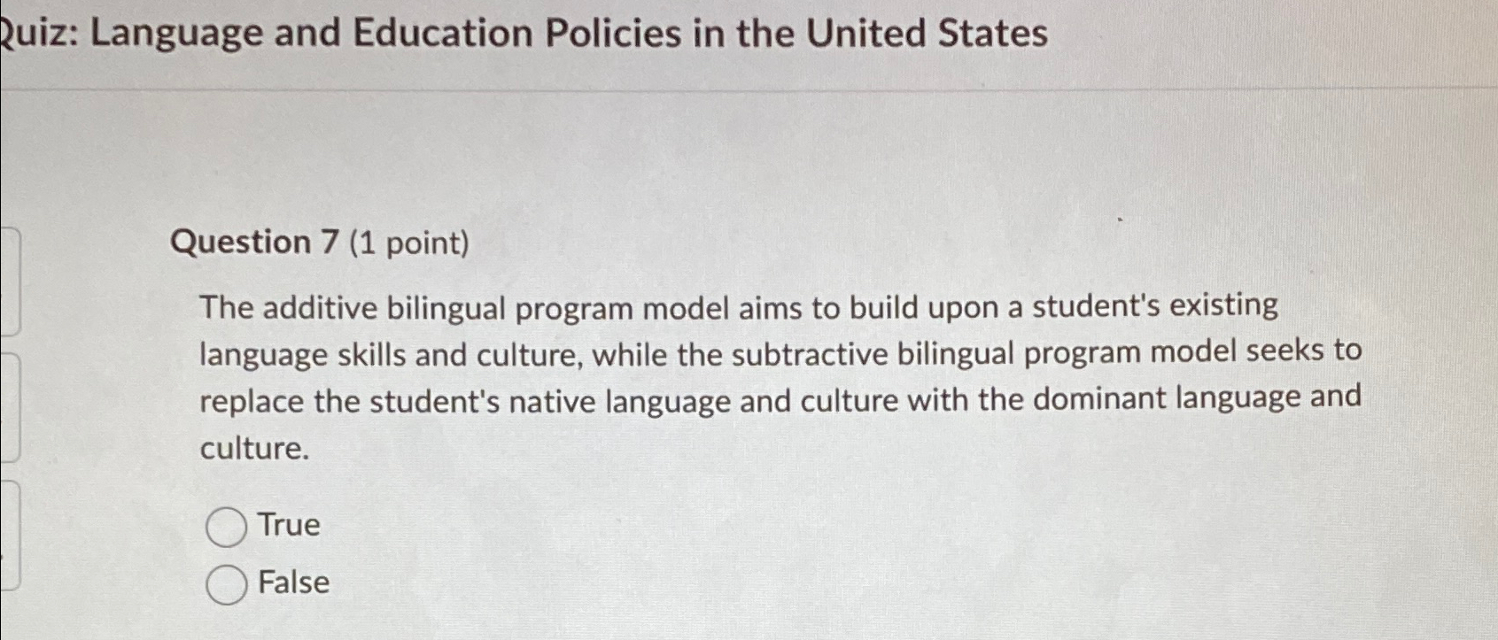 Solved Ruiz: Language and Education Policies in the United | Chegg.com