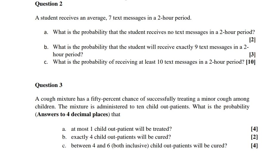 Solved Question 2A student receives an average, 7 ﻿text | Chegg.com