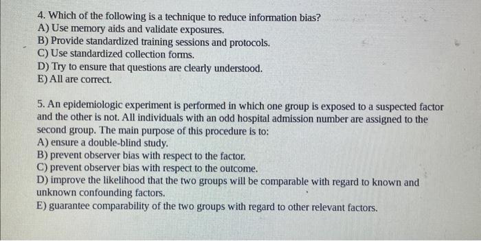 Solved 4. Which of the following is a technique to reduce | Chegg.com