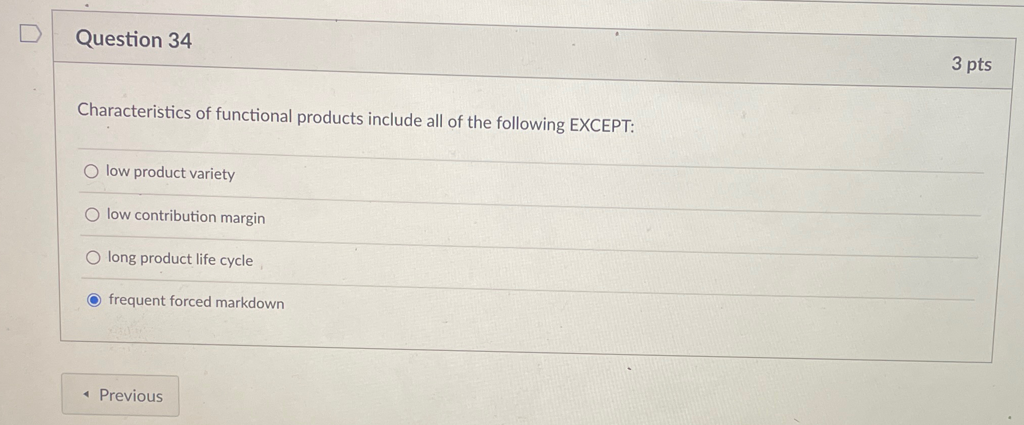 Solved Question 343 ﻿ptsCharacteristics of functional | Chegg.com