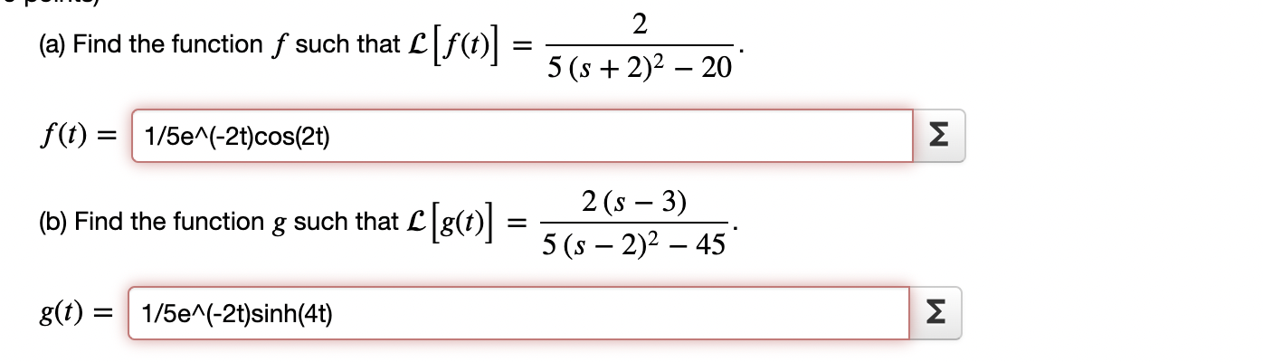 Solved (a) ﻿Find the function f ﻿such that | Chegg.com