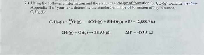 Solved 7.) Using the following information and the standard | Chegg.com