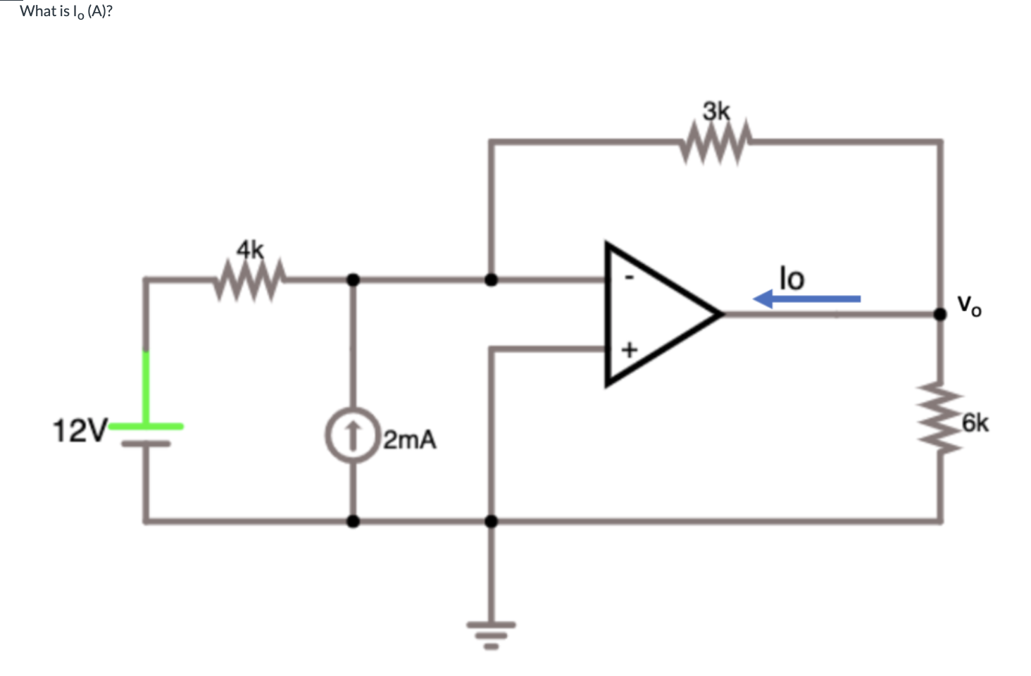 Solved What is I0(A) ?Will rate if correct thanks! | Chegg.com