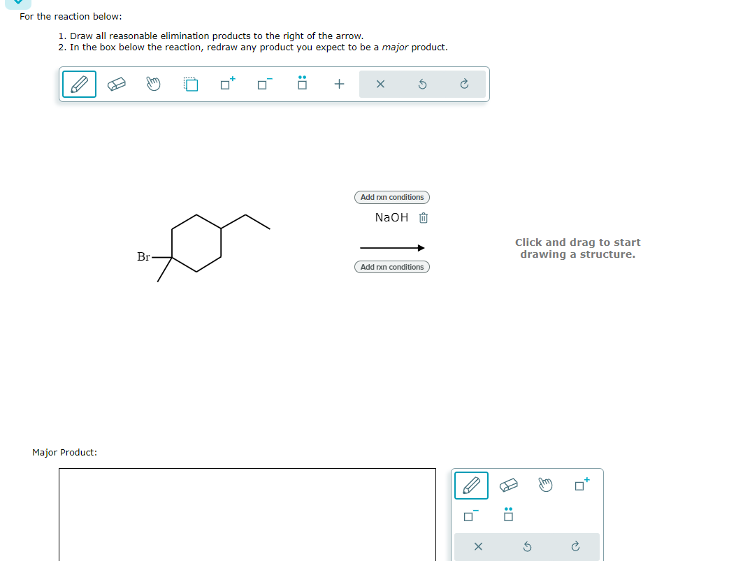 Solved For the reaction below:Draw all reasonable | Chegg.com