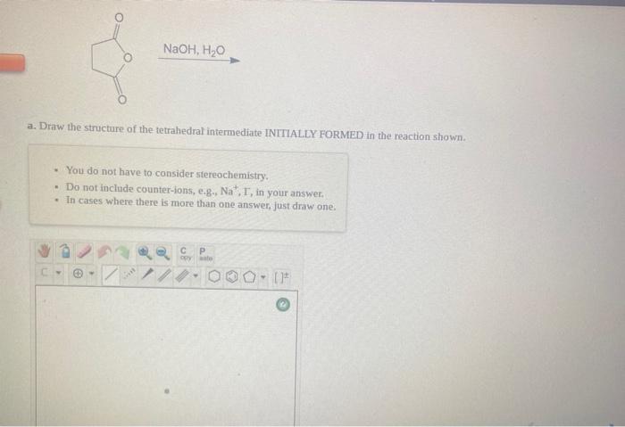Solved O -O-C + CH3CH2OH a. Draw the structure of the | Chegg.com