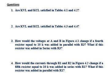 Solved n w RI It R1 = 1 ka R2 = 2.2 ko R3 = 4.7 kB R4 = 6.8k | Chegg.com