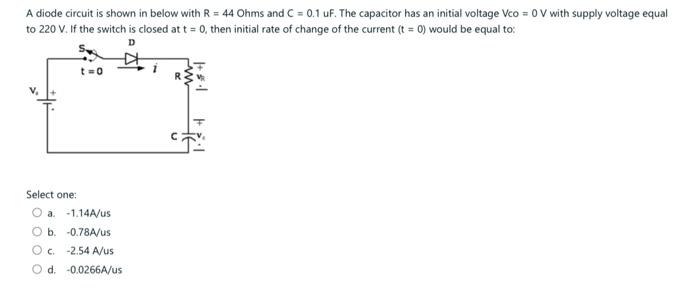Solved The second-order circuit shown below has the source | Chegg.com