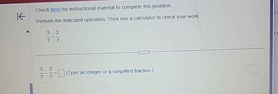 Solved Check here for instructional material to complete | Chegg.com