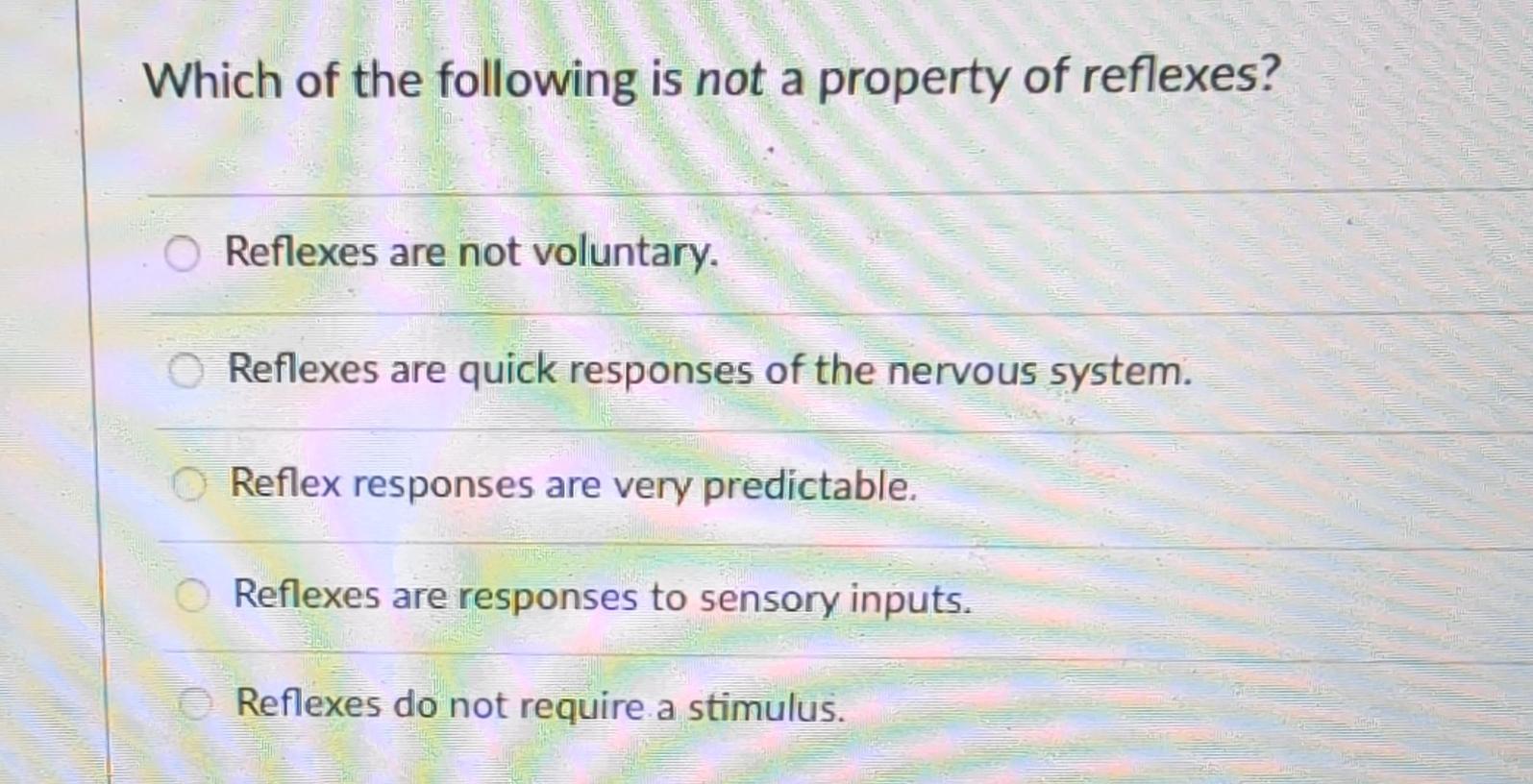 Solved Which of the following is not a property of | Chegg.com