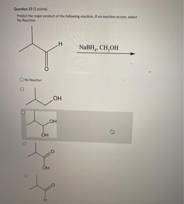 Solved 23.Predict the major product of the following | Chegg.com
