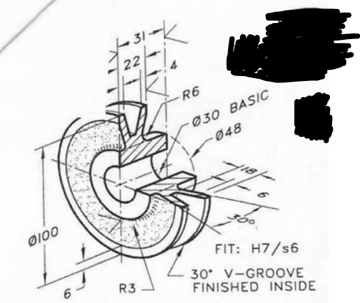 Solved For each part, you must provide a detail drawing | Chegg.com