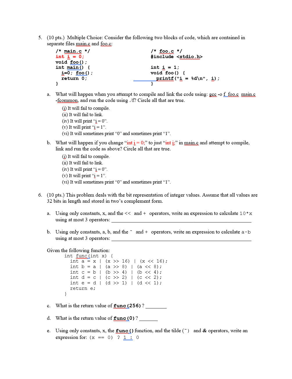 Solved 1. ﻿Multiple Choice: Consider the following two | Chegg.com